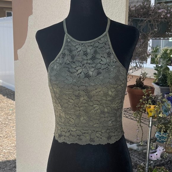 Bozzolo | Tops | Bozzolo Lace Crop Camisole Size Small | Poshmark